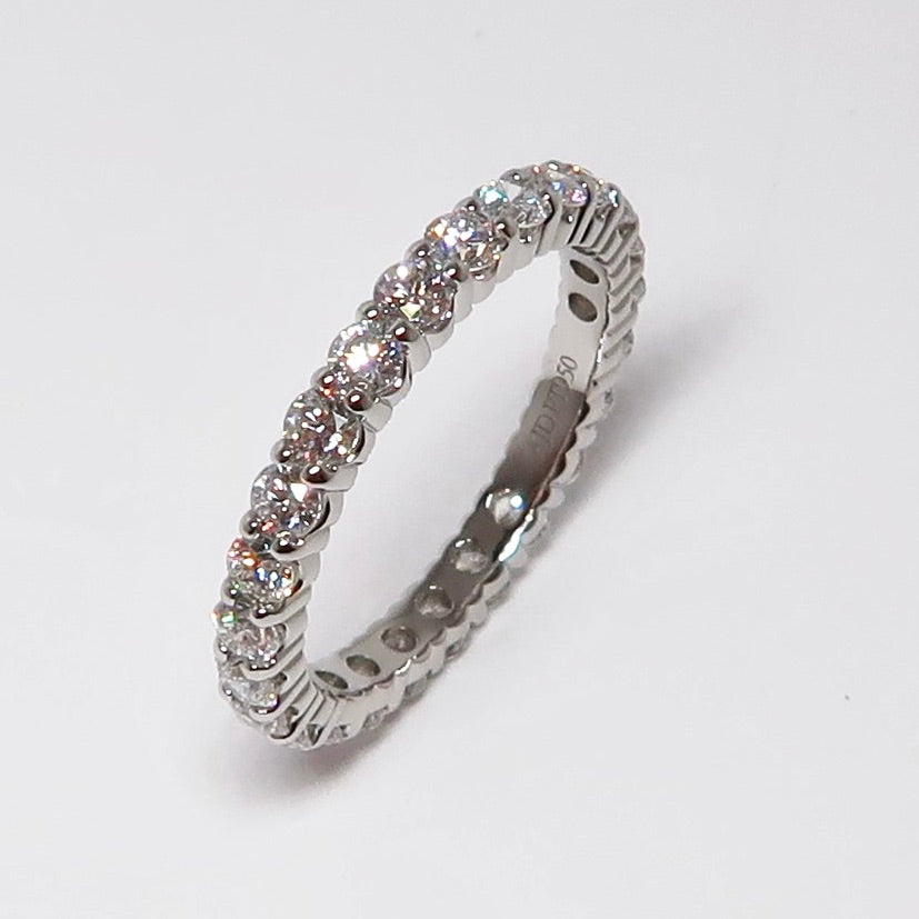 Diamond Eternity Band, 25 Round Diamonds – Cooke & Berlinger Fine Jewelry