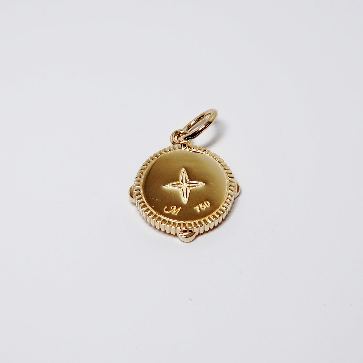 18k Yellow Gold Miniature Compass Charm – Cooke & Berlinger Fine Jewelry